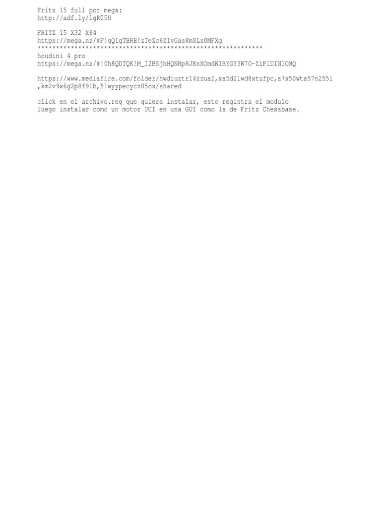 Descargar Fritz 15 Full Gratis | PDF | Negocios