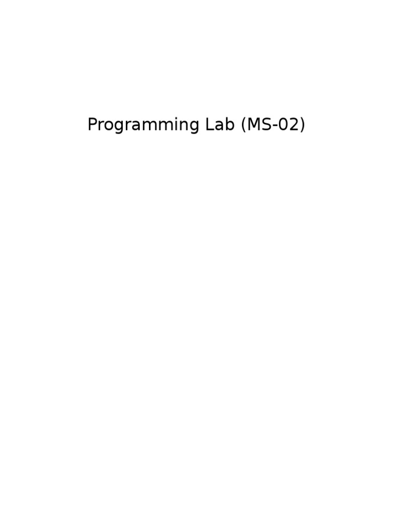 PGDCA C Practical File 2017 | PDF | C (Programming Language) | Pointer ...