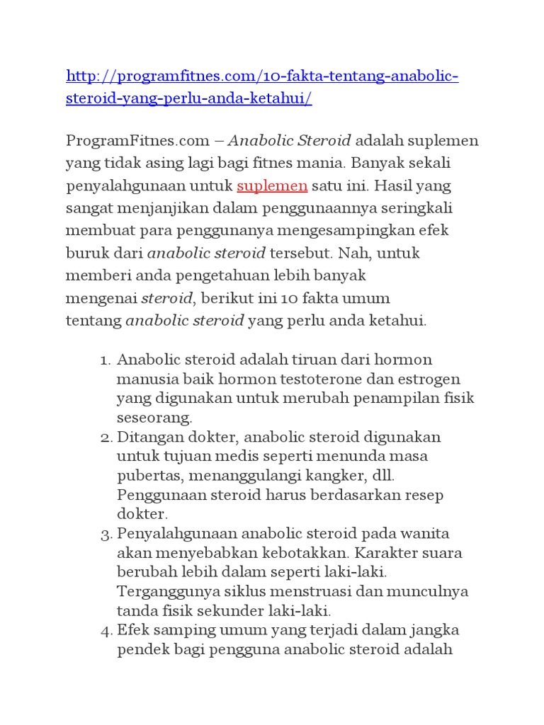 16 Efek Samping Steroid | PDF