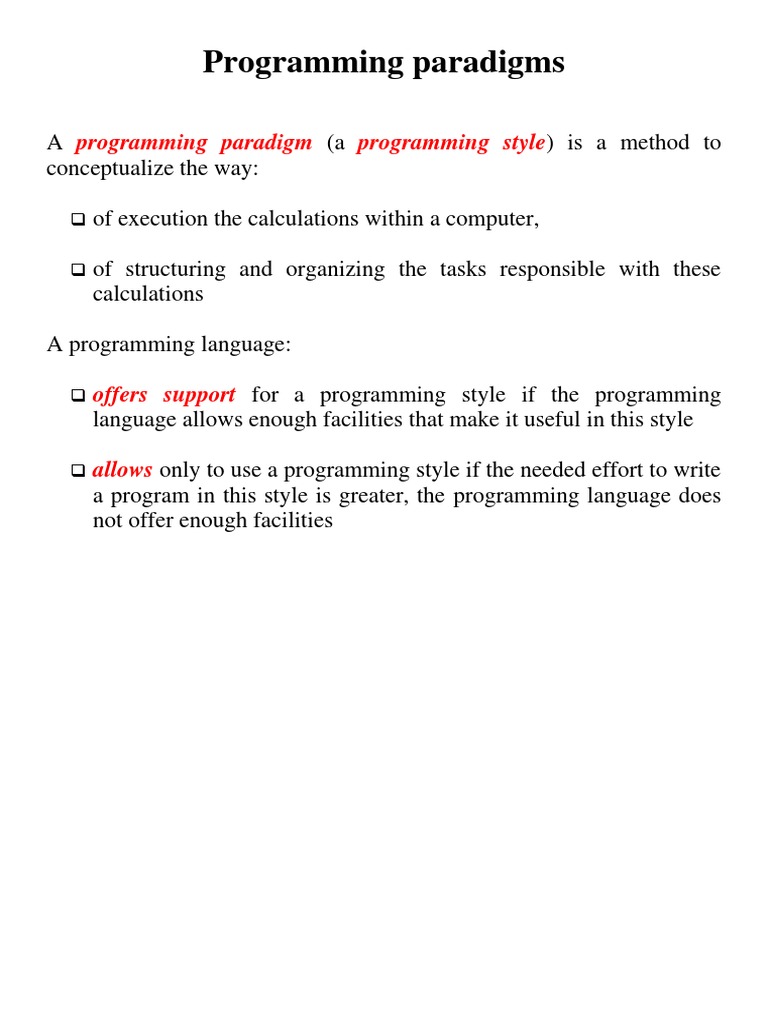 Understanding Programming Paradigms | PDF