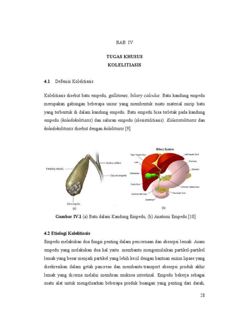 Tugas Khusus Kolelitiasis | PDF