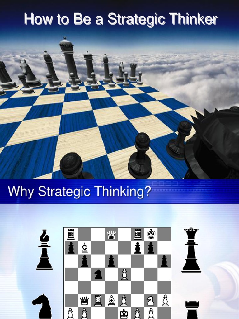 How To Be A Strategic Thinker PDF | PDF