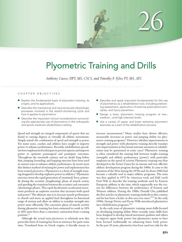 26 - Plyometric Training and Drills | PDF | Muscle Contraction | Muscle