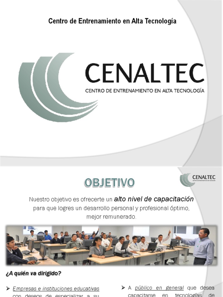 Información Cenaltec | PDF | Industrias | Fabricación e ingeniería