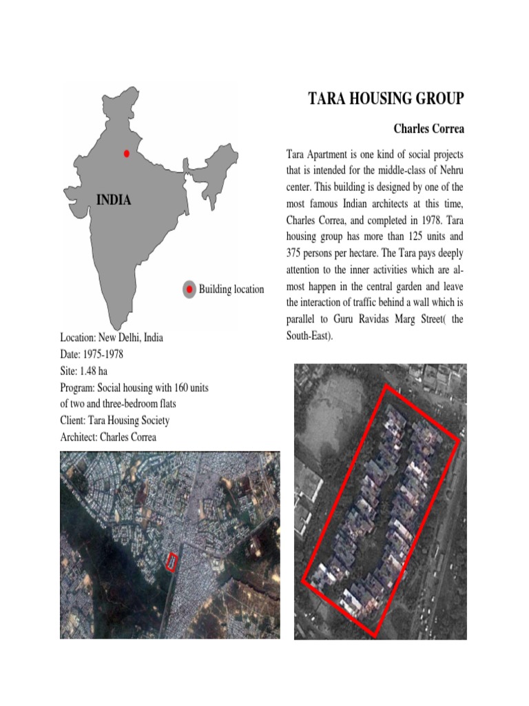 Tara Housing by Charles Correa | PDF | Apartment | Nature