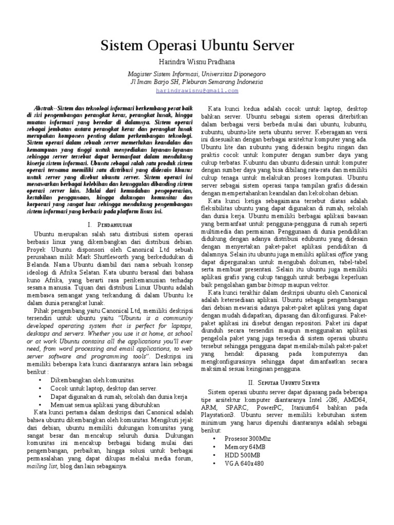 Ubuntu Server | PDF