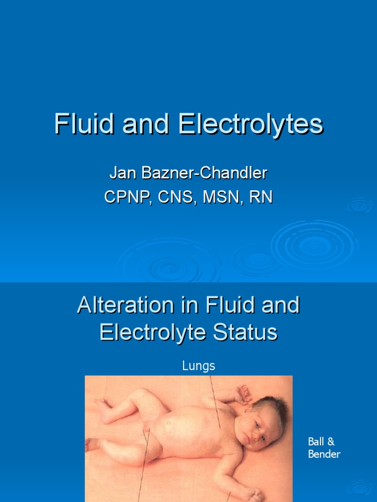 Fluid and Electrolyte 10 R | PDF | Dehydration | Intravenous Therapy