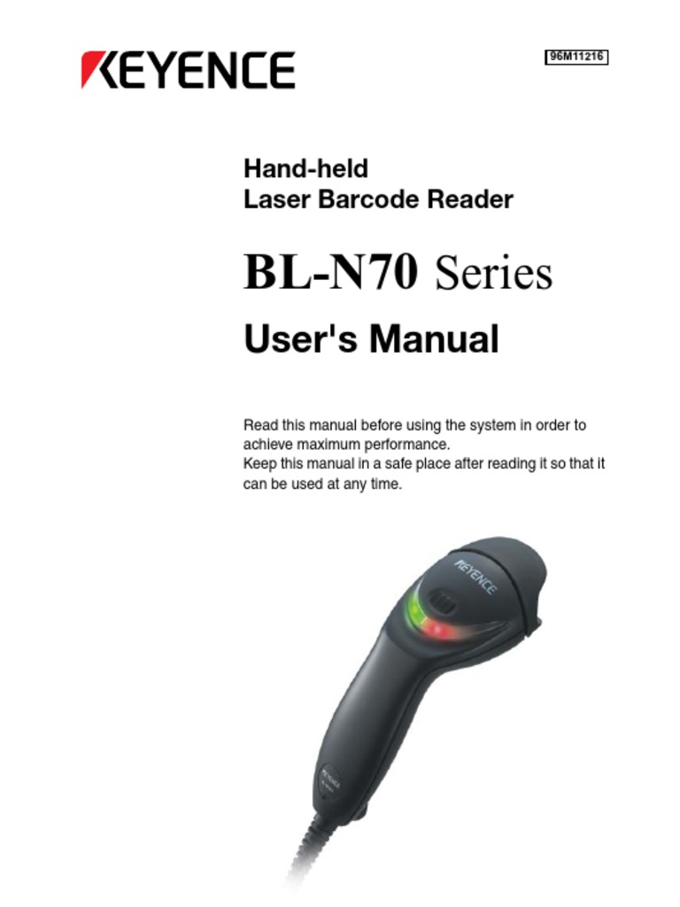 Manual de Uso Da Leitora BL-N70 | PDF | Barcode | Laser