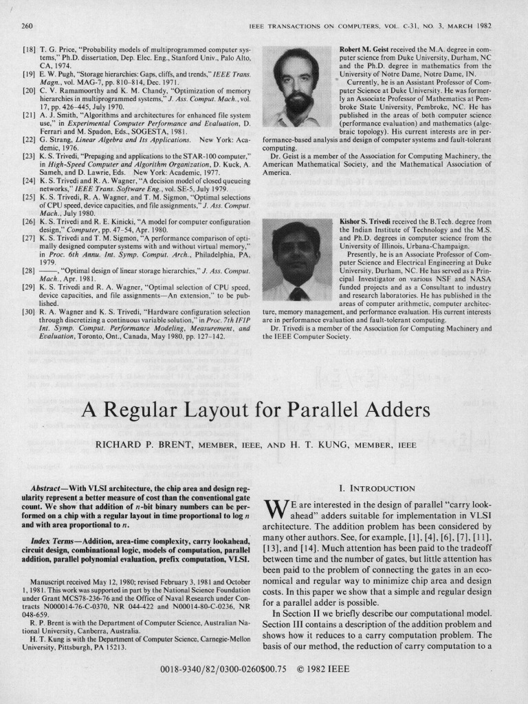 Brent Kung Prefix Adder | Download Free PDF | Computer Engineering | Computing