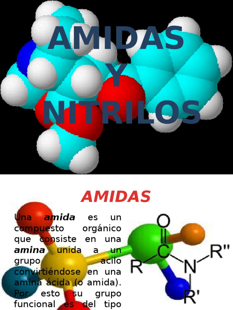 Amidas y Nitrilos | PDF | Amida | Hidrólisis