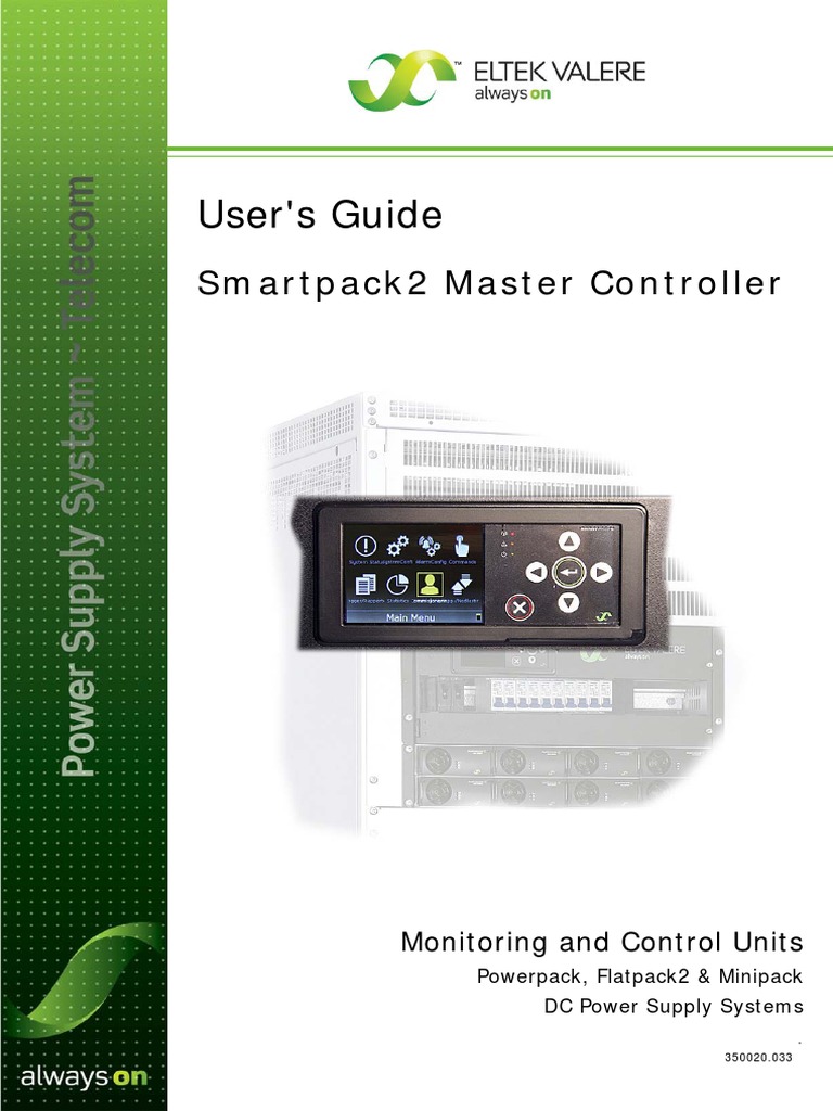 User's Guide: Smartpack2 Master Controller | PDF | Menu (Computing ...
