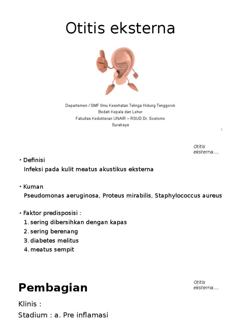 Otitis Eksterna (Baru) | PDF