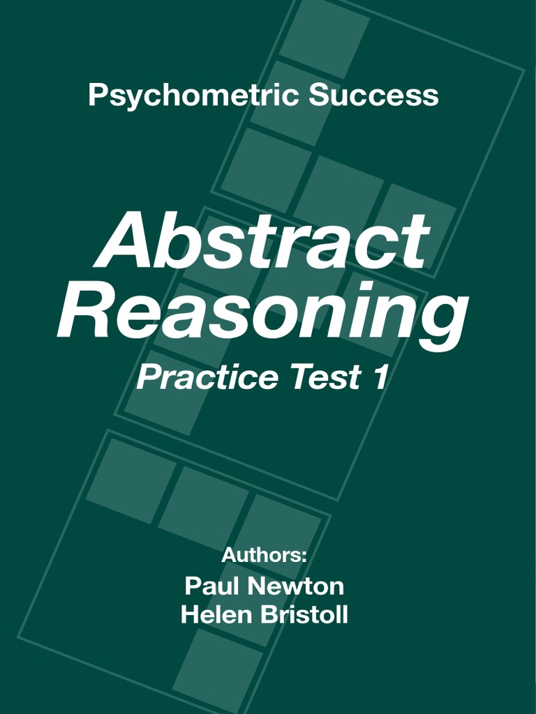 Psychometric Success Abstract Reasoning - Practice Test 1 PDF | PDF ...