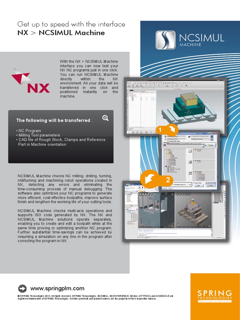 NX NCSIMUL Interface EN PDF | PDF | Machining | Industries