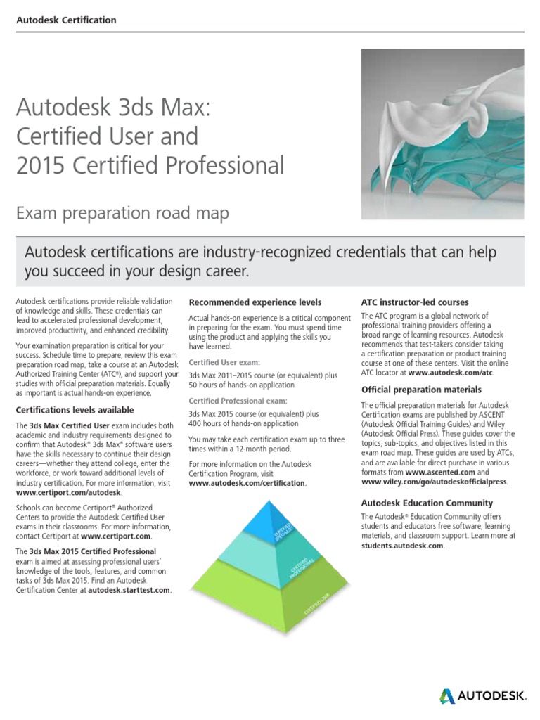 Autodesk 3ds Max 2015 Certification Roadmap PDF | PDF | Professional ...