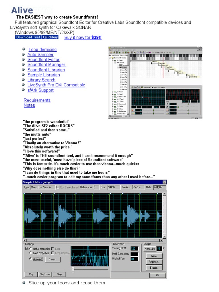 Easy Soundfont Creation Guide | PDF | Microsoft Windows | Electronic Music