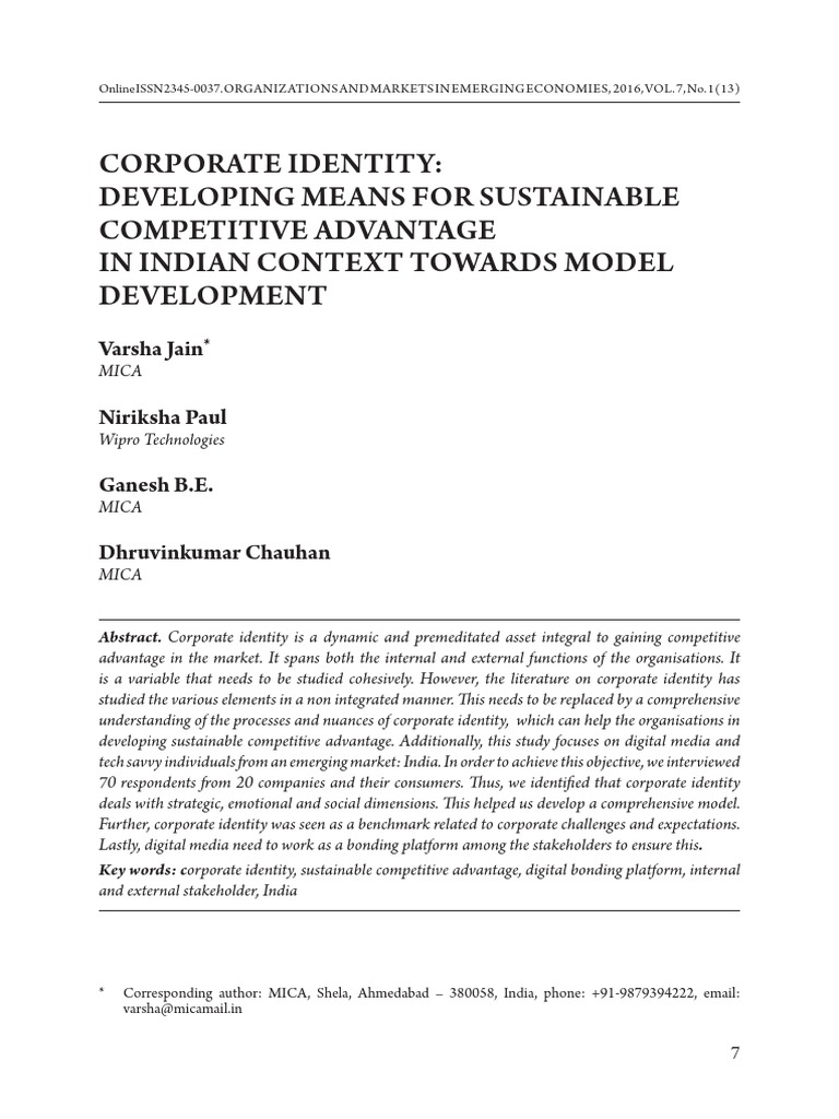 Corporate Identity | PDF | Strategic Management | Reputation