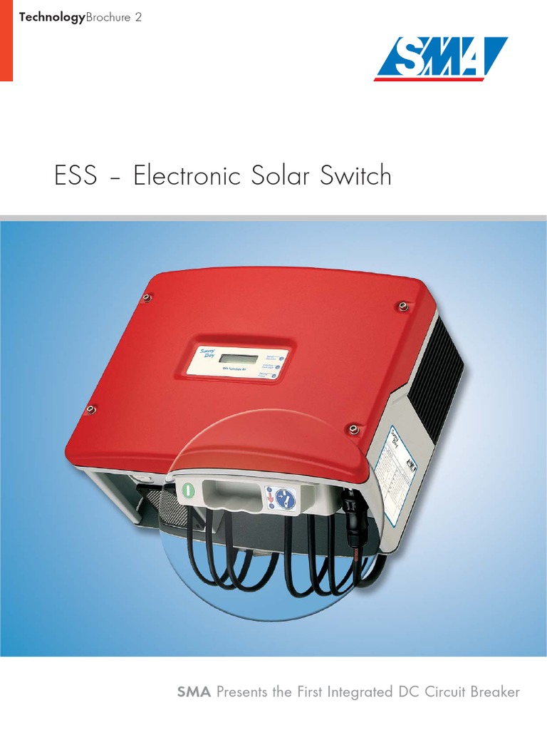 ESS – Electronic Solar Switch: SMA Presents the First Integrated DC ...