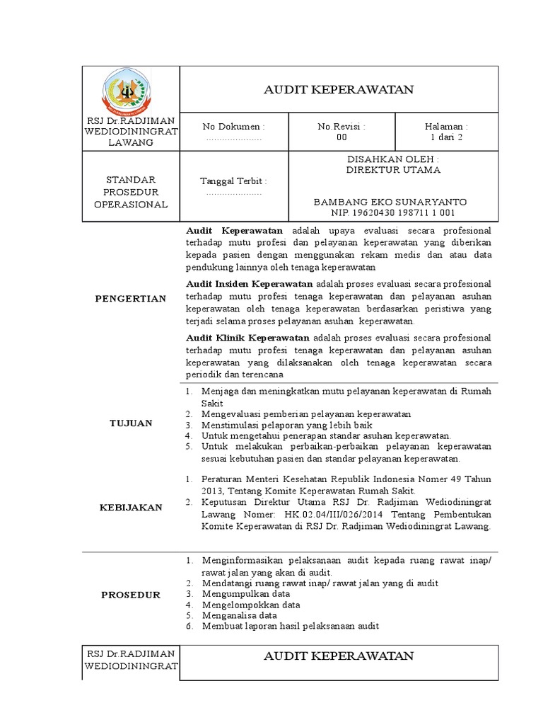 Spo Audit Mutu | PDF