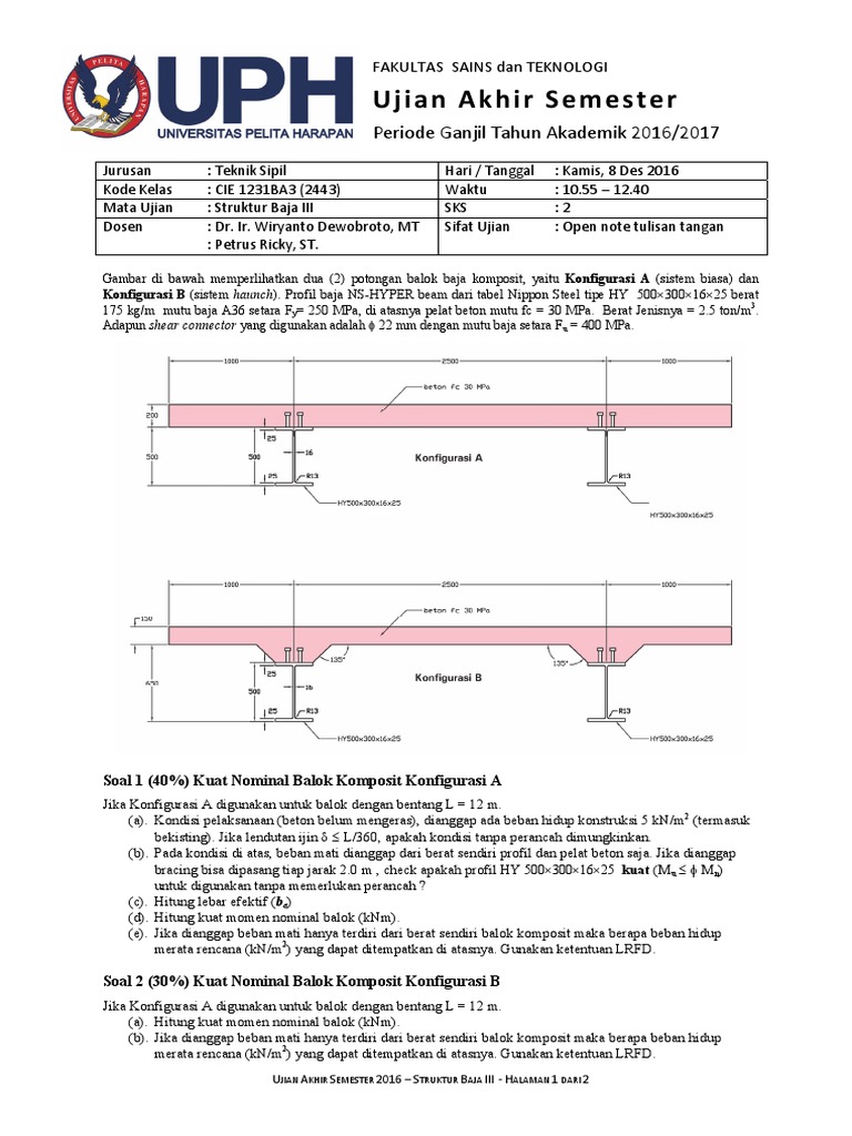 Kuat Nominal Balok Haunch Baja | PDF | Metode & Bahan Ajar | Sains ...