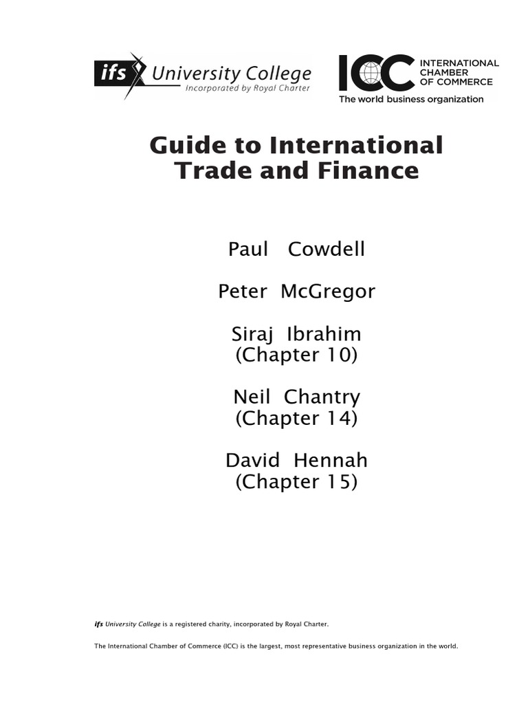 IFS - Trade Finance Book PDF | PDF | Partnership | World Trade Organization