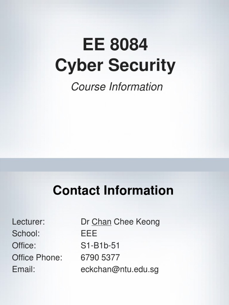 CS1p Introduction | PDF | Computer Security | Security