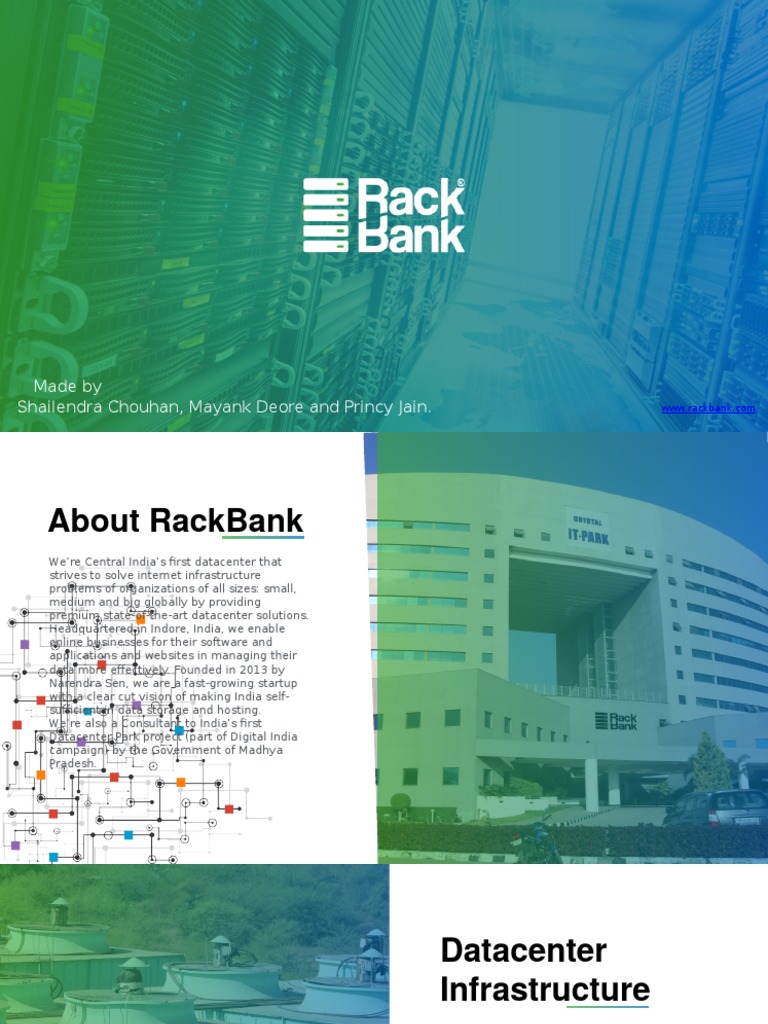 RackBank Company Profile | PDF | Data Center | Computing