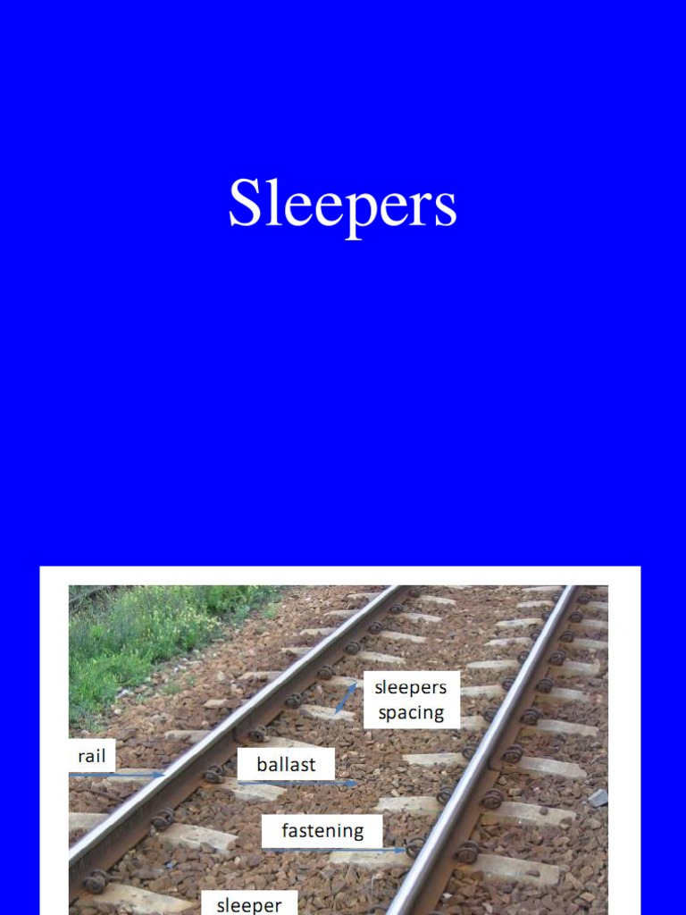 Sleepers & Fittings (Unit 1) | PDF | Track (Rail Transport) | Corrosion
