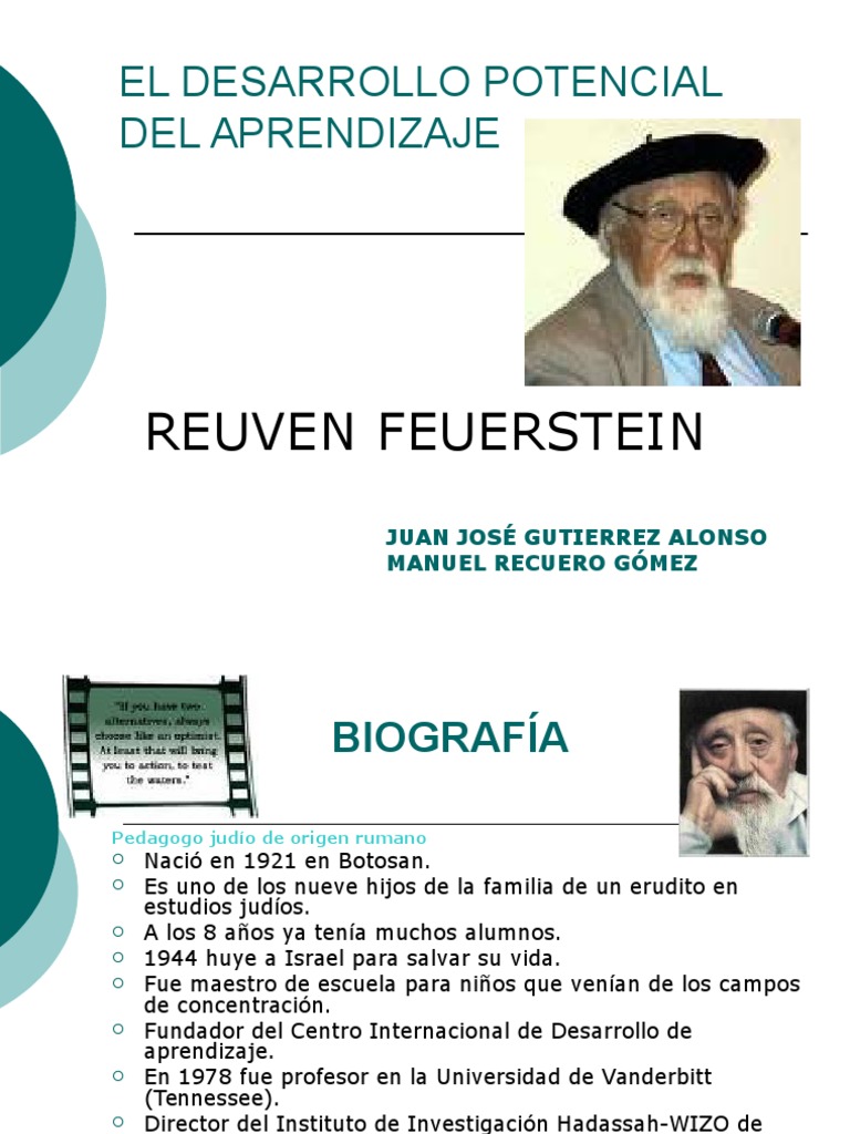 Feuerstein | Aprendizaje | Sicología y ciencia cognitiva
