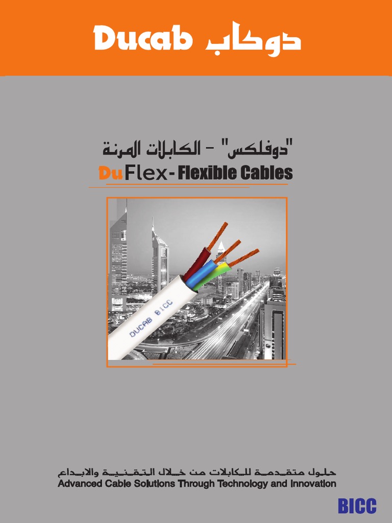 DuFlex Cable Data Sheet PDF | PDF | Iso 9000 | Electrical Wiring