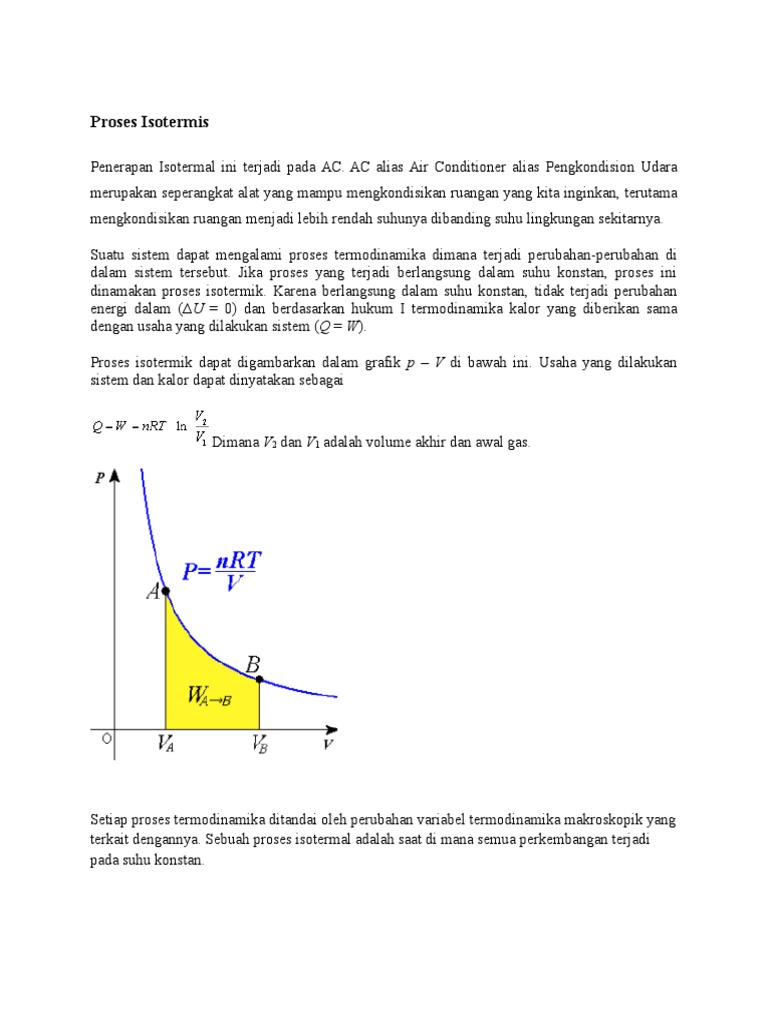 Proses Isotermis | PDF | Teknologi & Rekayasa