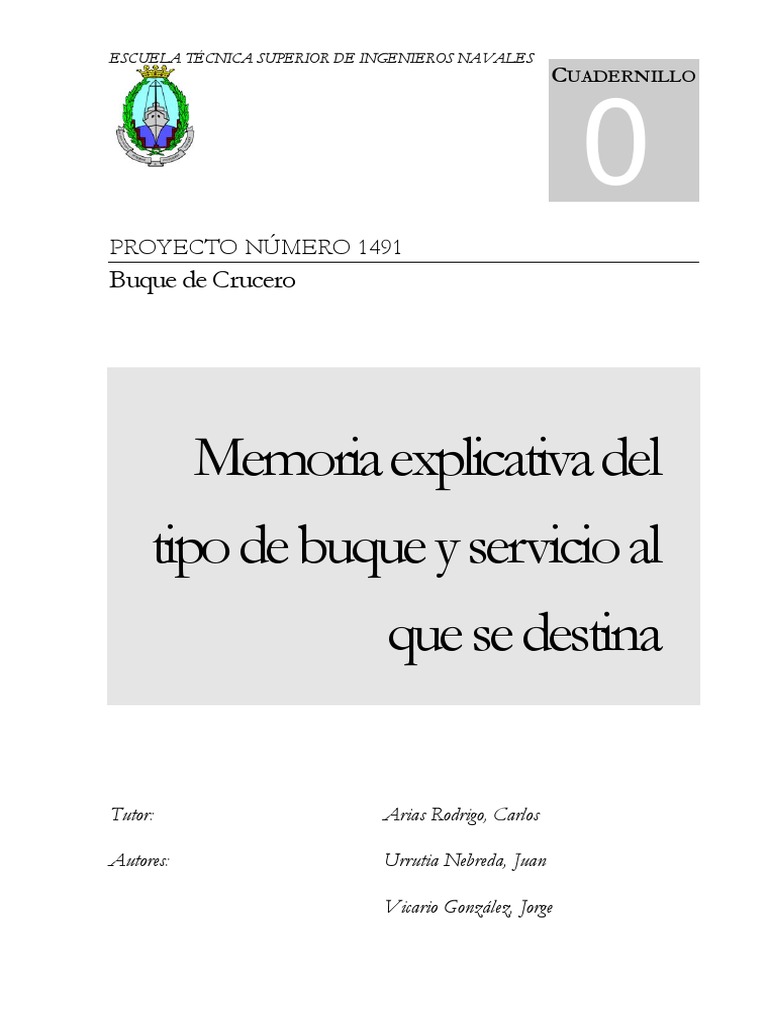 Buque Crucero PDF | PDF | Barcos | Crucero