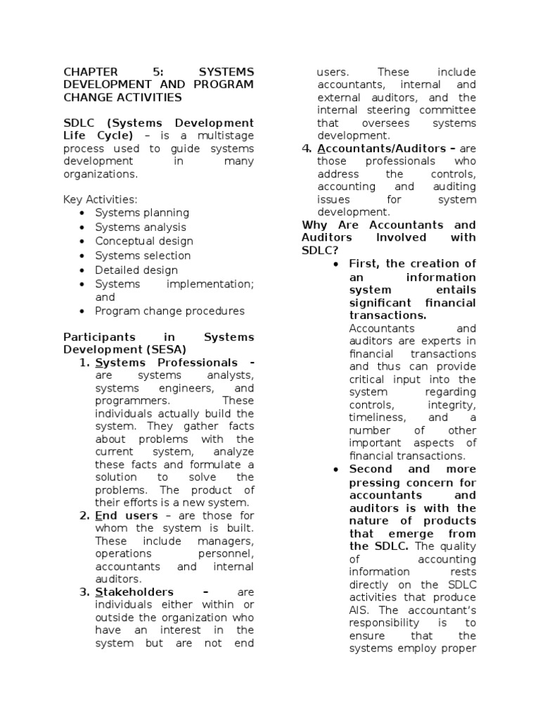 CIS Reviewer - Chapter 5 | PDF | Feasibility Study | Computer Programming