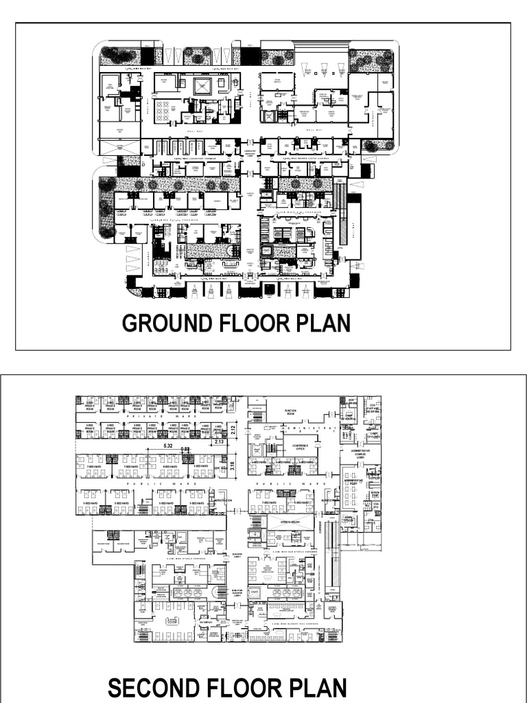 Sample Plan Hospital | PDF | Clinic | Clinical Medicine