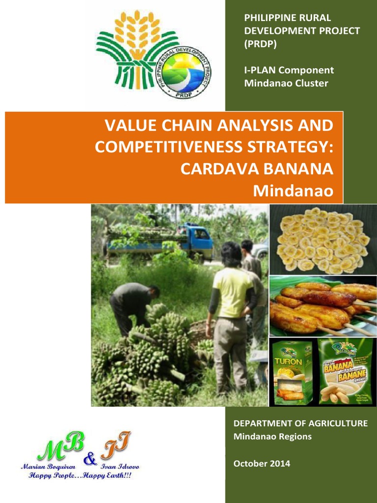 Cardava Banana Value Chain Analysis | PDF | Banana | Mindanao