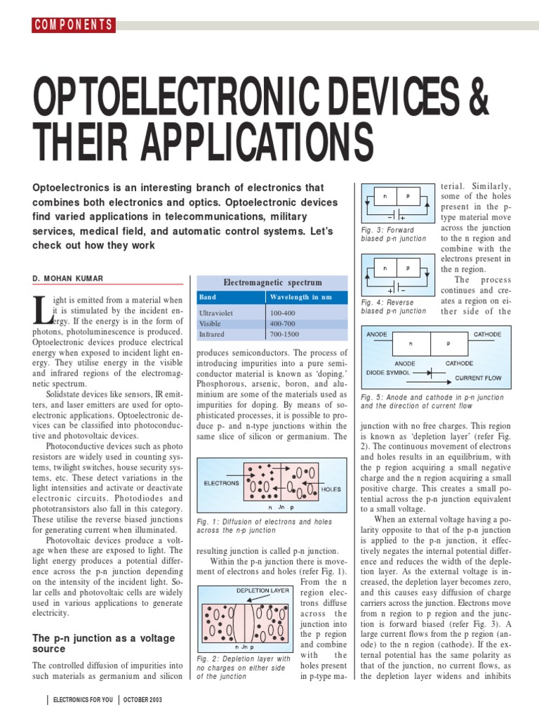 Opto PDF | PDF | P–N Junction | Laser