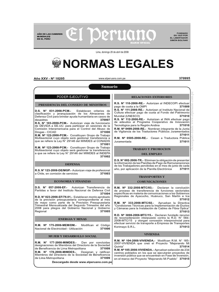 Ley Almacenes PDF | PDF | Gobierno | Perú