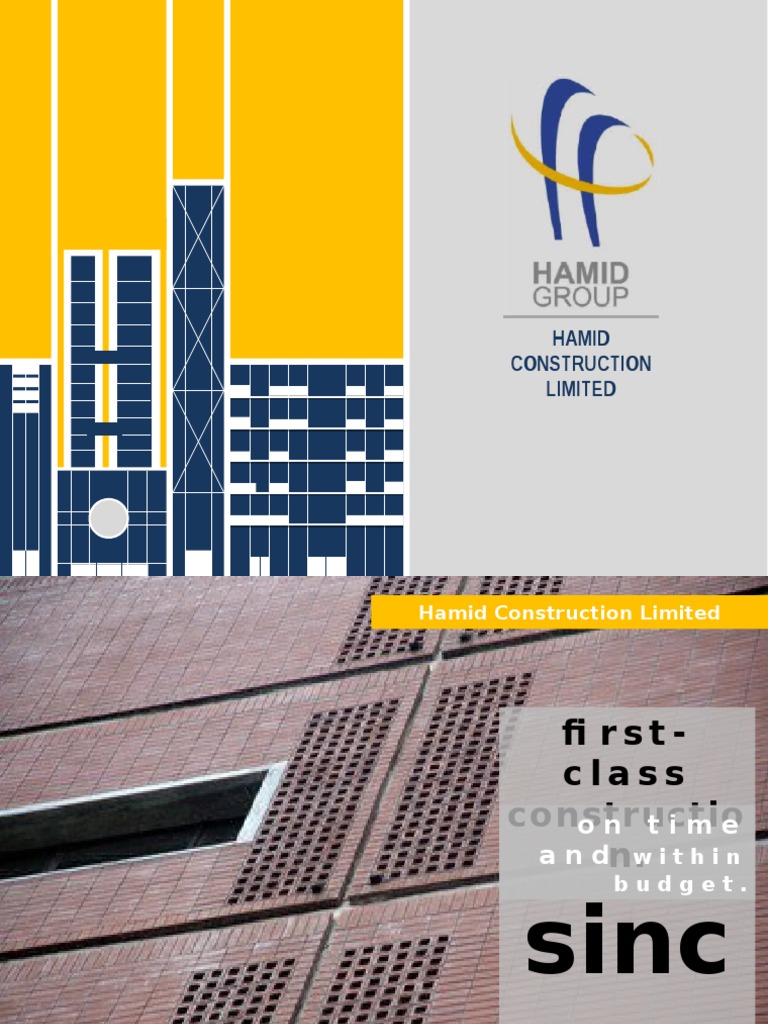 Hamid Construction Limited Profile | PDF | Industries | Investing