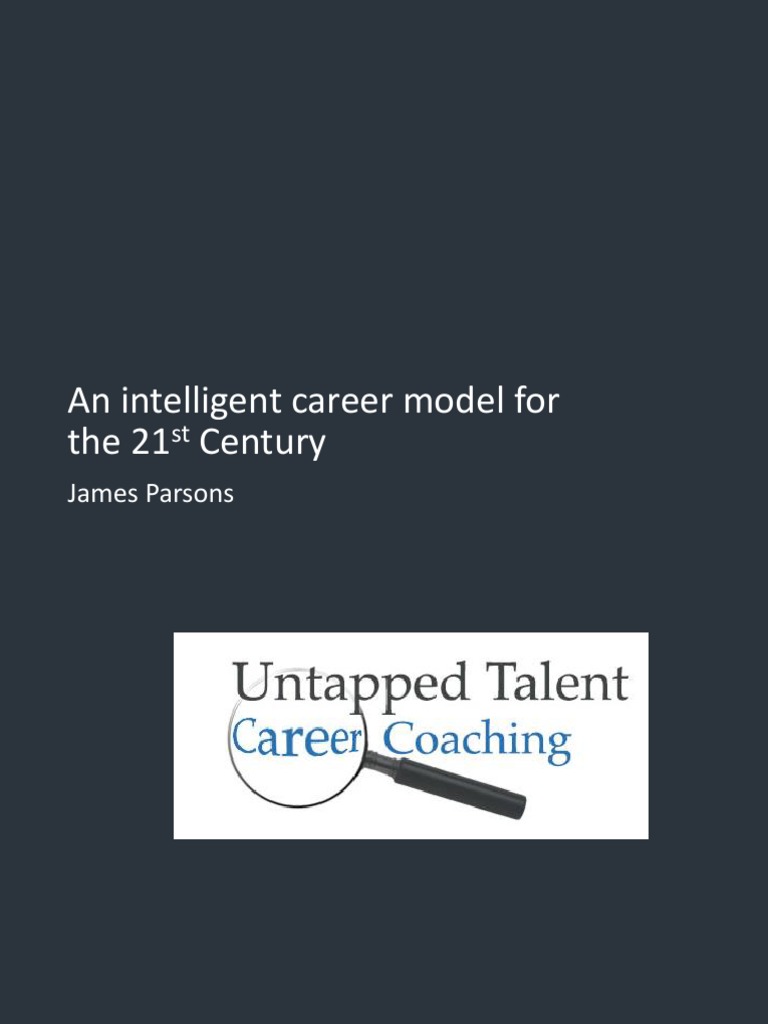 An Intelligent Career Model For The 21st Century UT | PDF | Employment ...