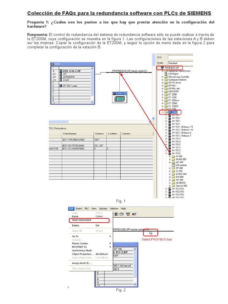 Faqs para La Redundancia Software Con Plcs de Siemens | PDF | Unidad ...