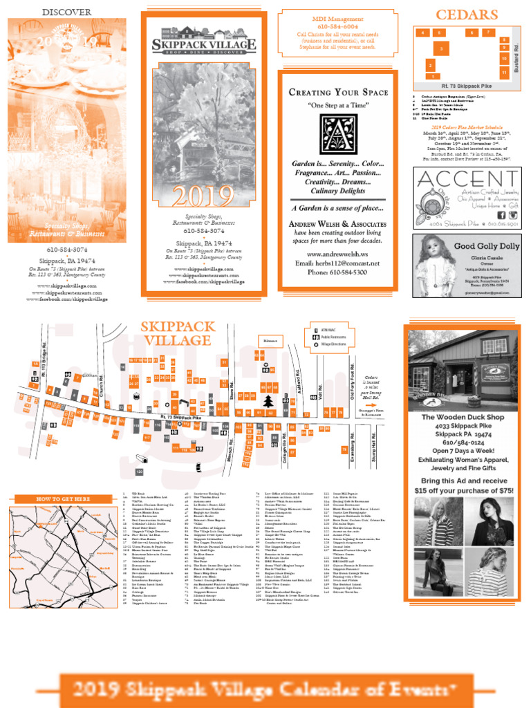 2019 Skippack Village Tourism Information & Walking Guide | PDF ...