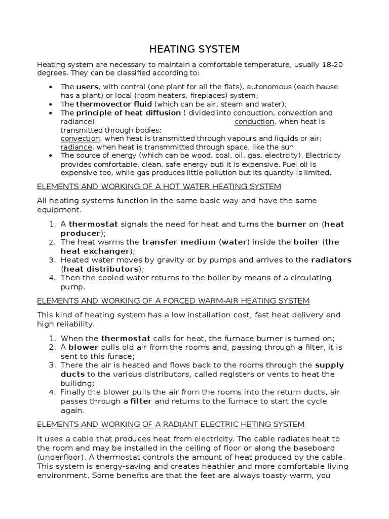 11 Heating System | Furnace | Hvac