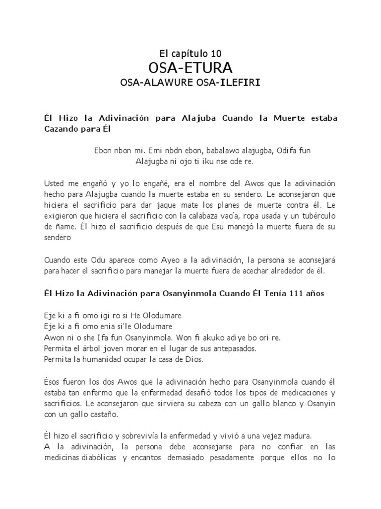 Osa Tura Ure | PDF | Esclavitud | Religión y creencia