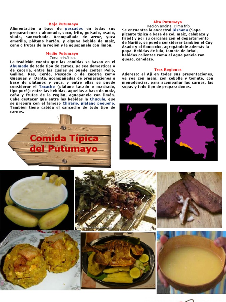 Platos Típicos de Putumayo | PDF