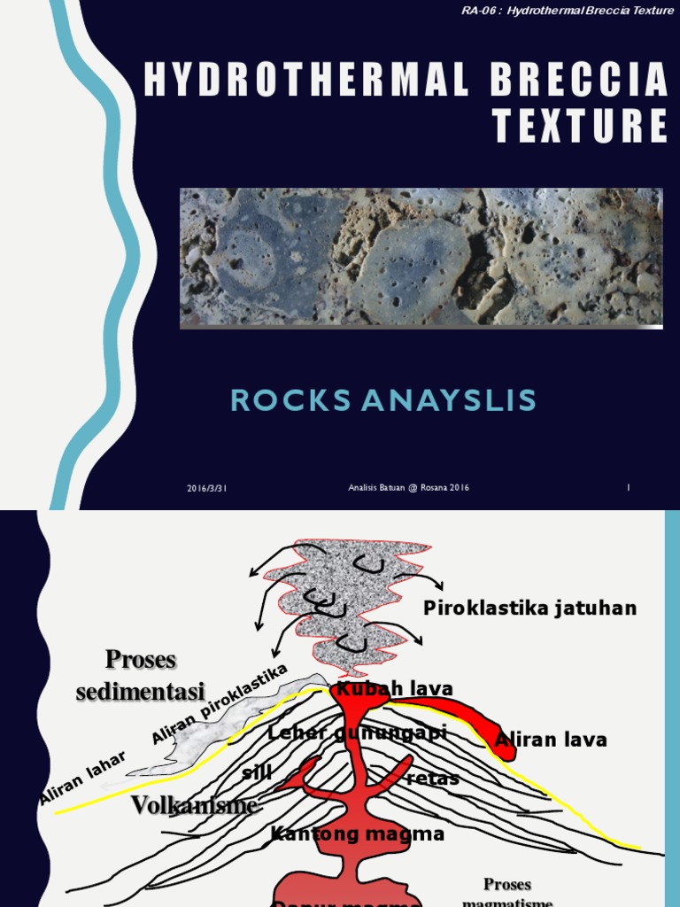 Hydrothermal Breccia Texture PDF | PDF | Clastic Rock | Sedimentary Rock