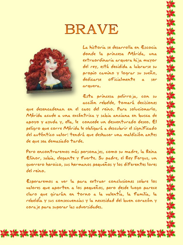 BRAVE - Ficha PDF | PDF