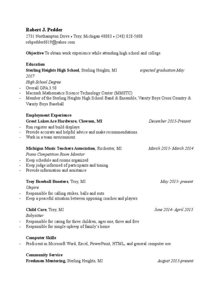RJ Portfolio Resume | PDF | Wellness