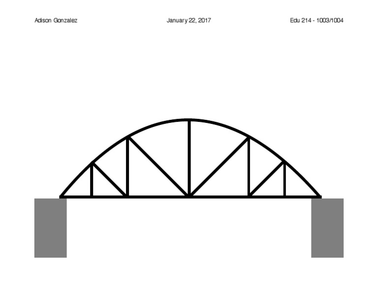 Truss Bridge | PDF