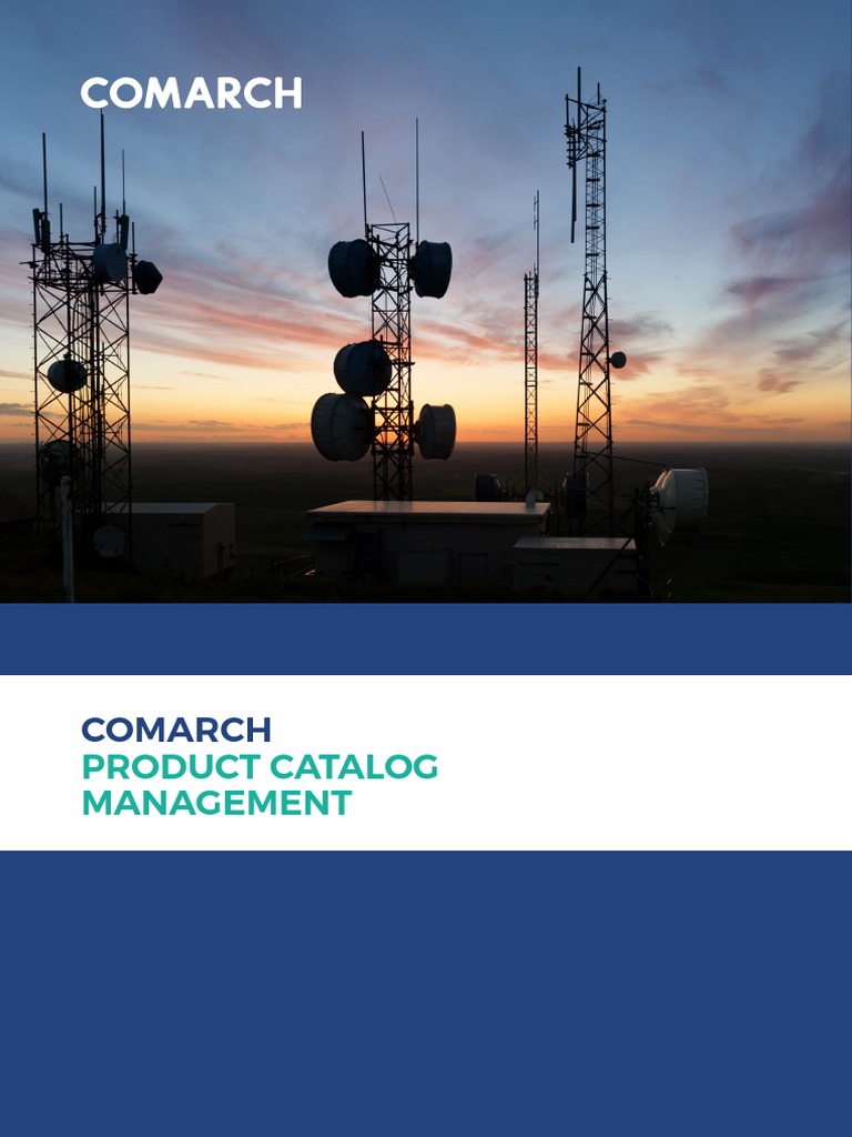 Comarch Product Catalog Management Leaflet | PDF | Product Lifecycle ...