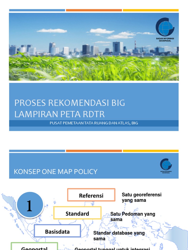 Tata Cara Rekomendasi BIG Pada Lampiran Peta RDTR PDF | PDF